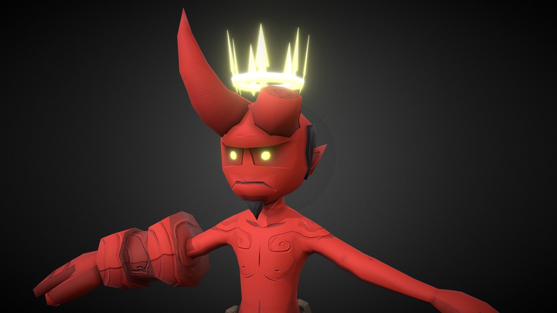 Hellboy character - 3D model by coolplay (@coolplayy) [05935d7] - Sketchfab