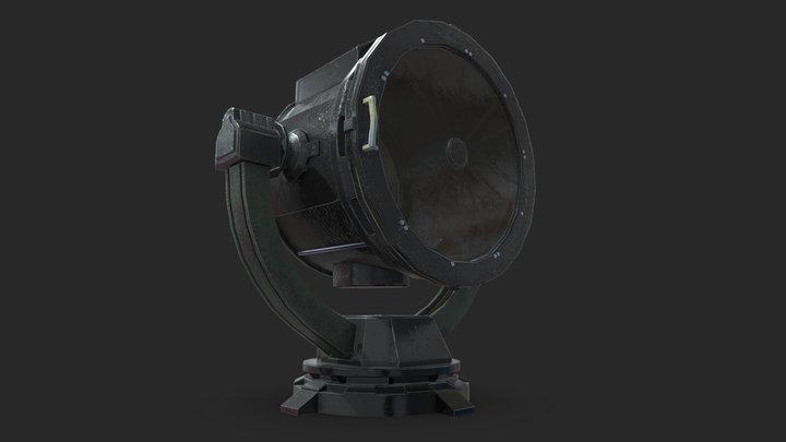 Searchlight 3D models - Sketchfab