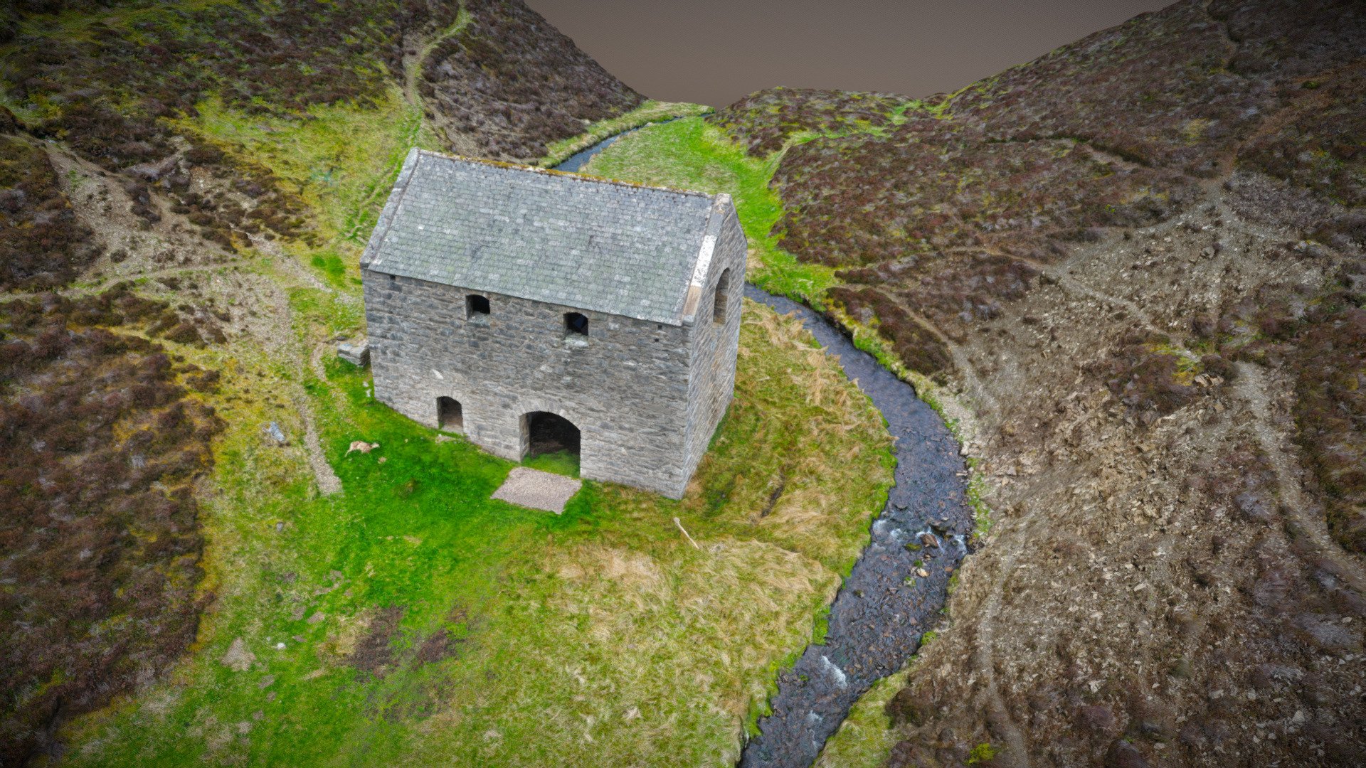 Lecht Mine 3d aerial drone model - Buy Royalty Free 3D model by Drone ...