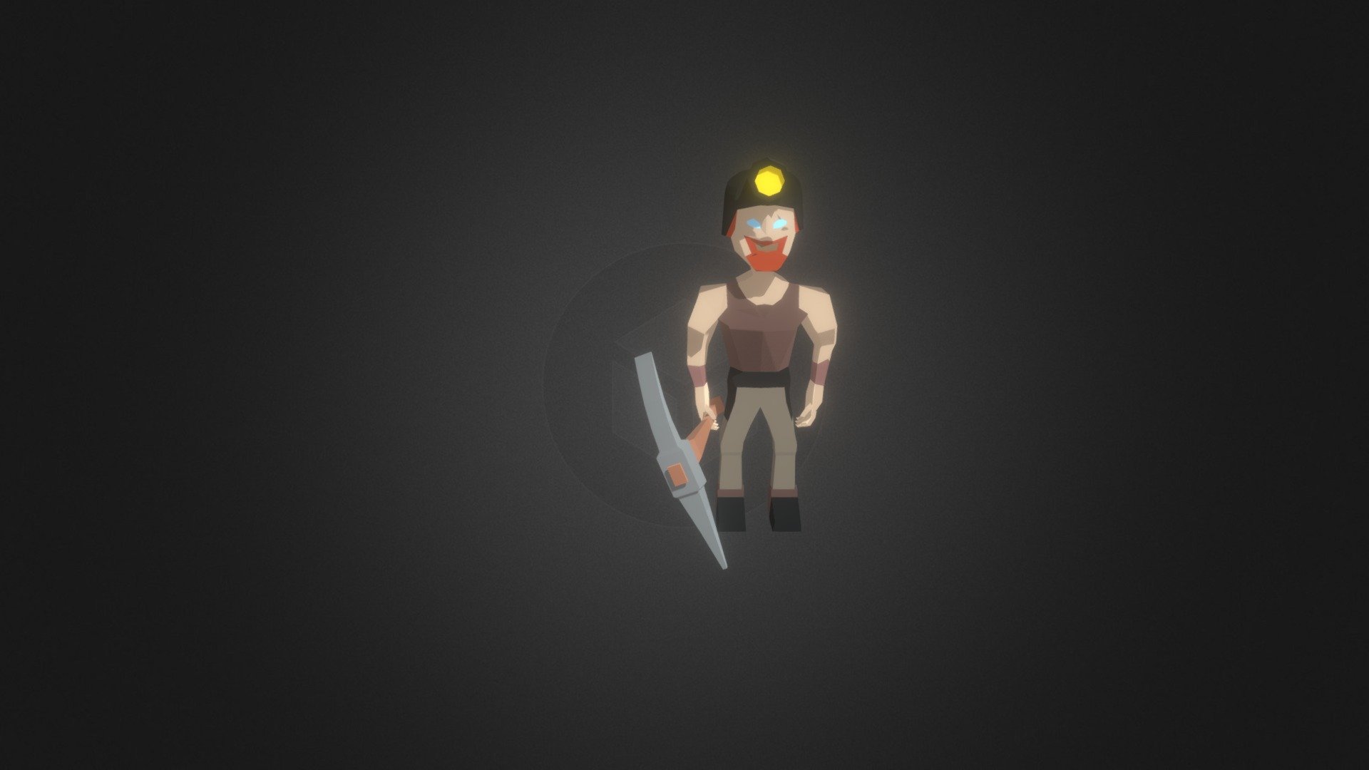 Miner Lowpoly - Mike - 3D model by Lancaster Modelagem 3D ...