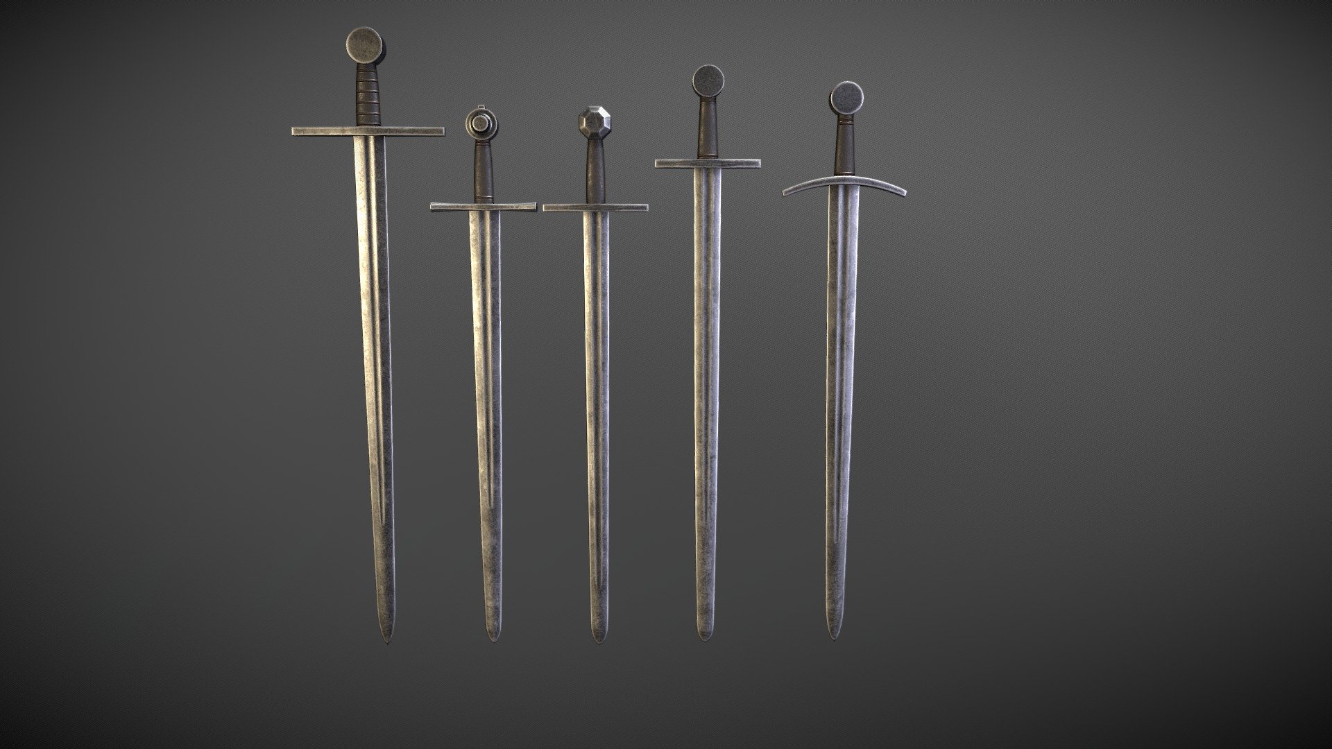 Low Poly Swords - 3D model by Faolan [0597b12] - Sketchfab