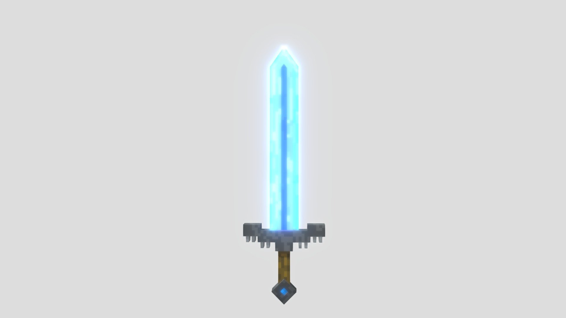 BlueSword - Download Free 3D model by Matt Alexander (@Matt-Alexander ...