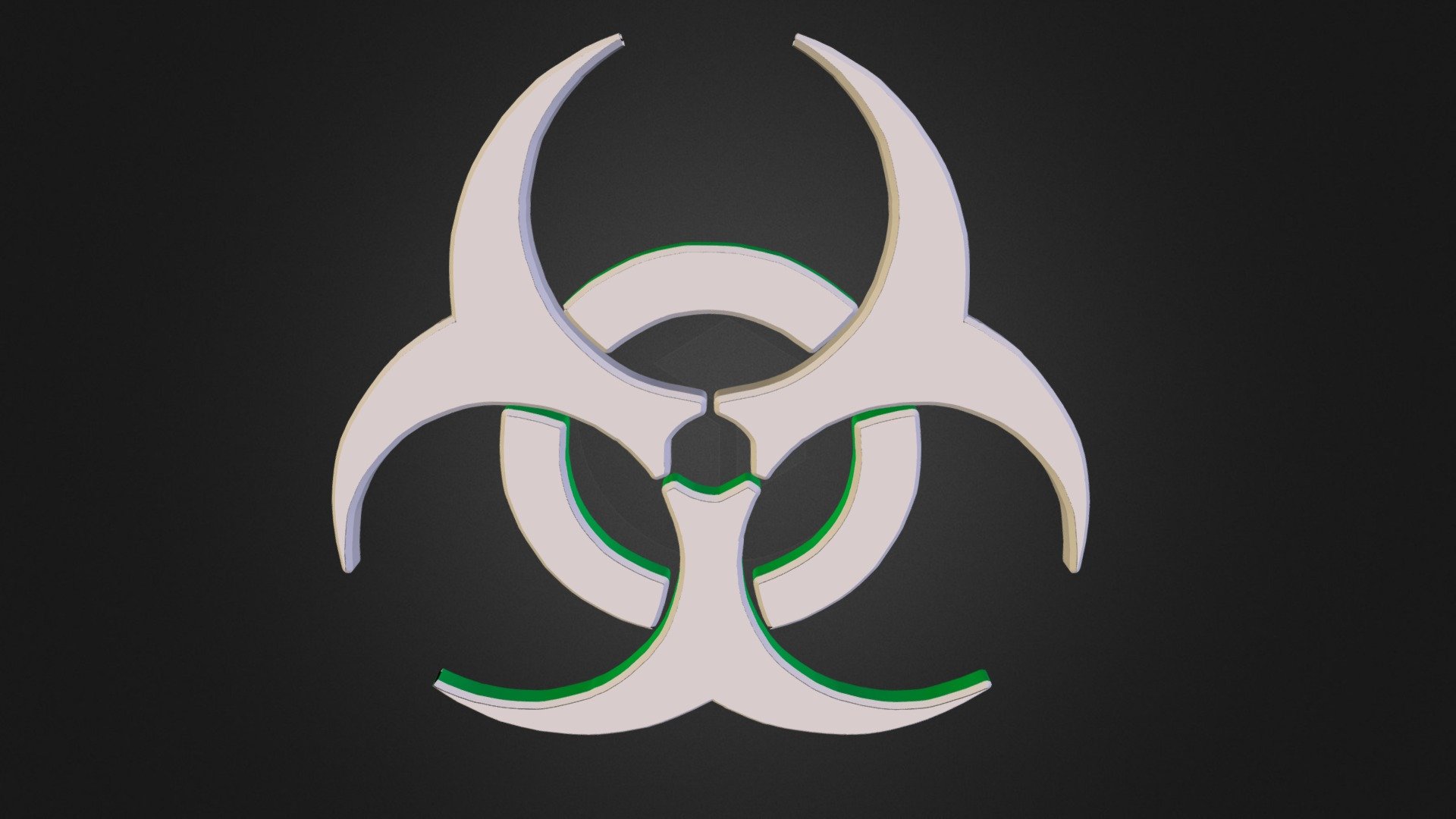 BioHazard_Logo - 3D model by halonetwork [059d92a] - Sketchfab