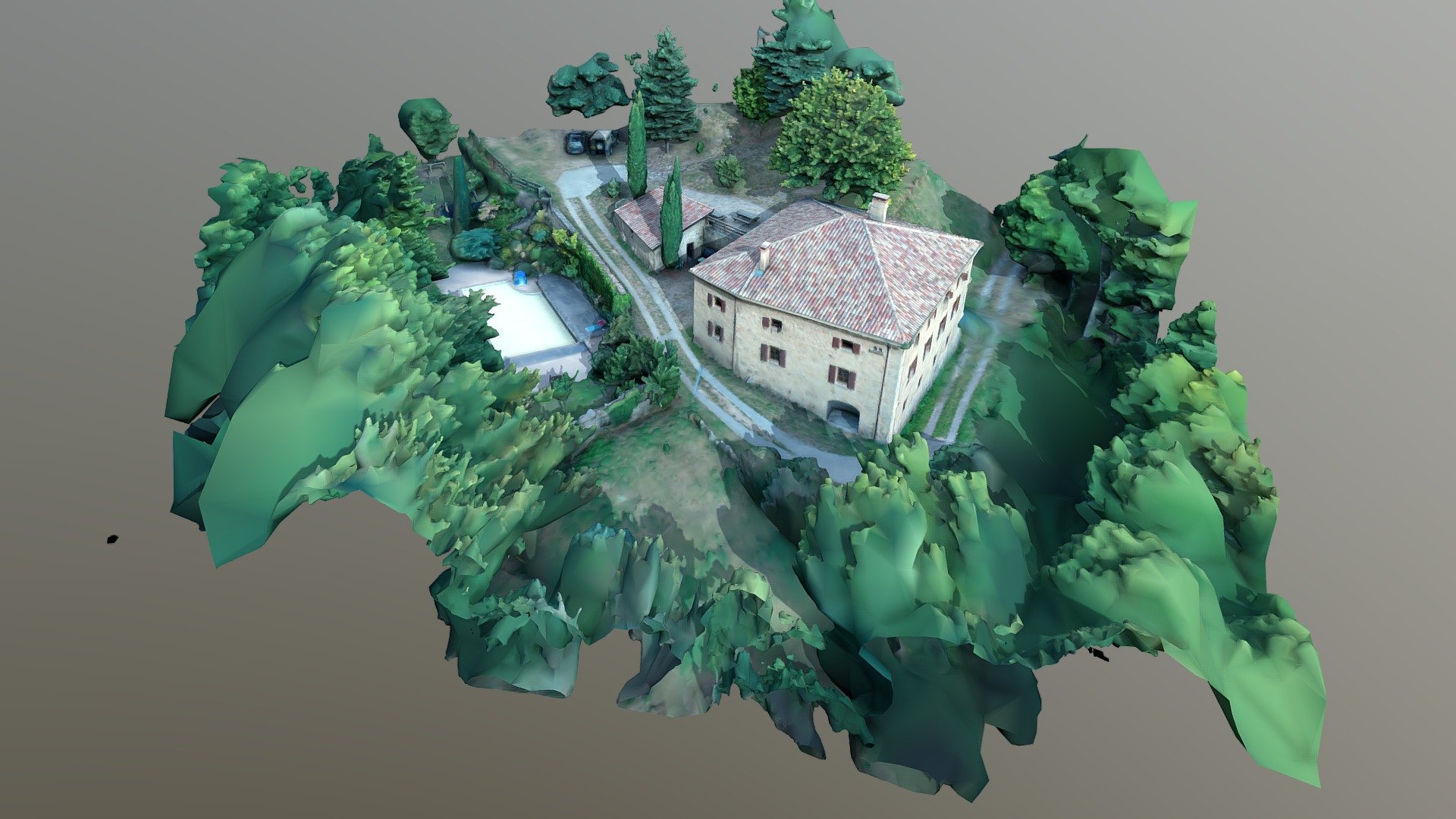 Le grand Chambon. - Download Free 3D model by pluginstudio [059deba ...