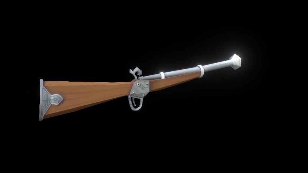 low poly gun - Download Free 3D model by hamsterspit [05a0609] - Sketchfab