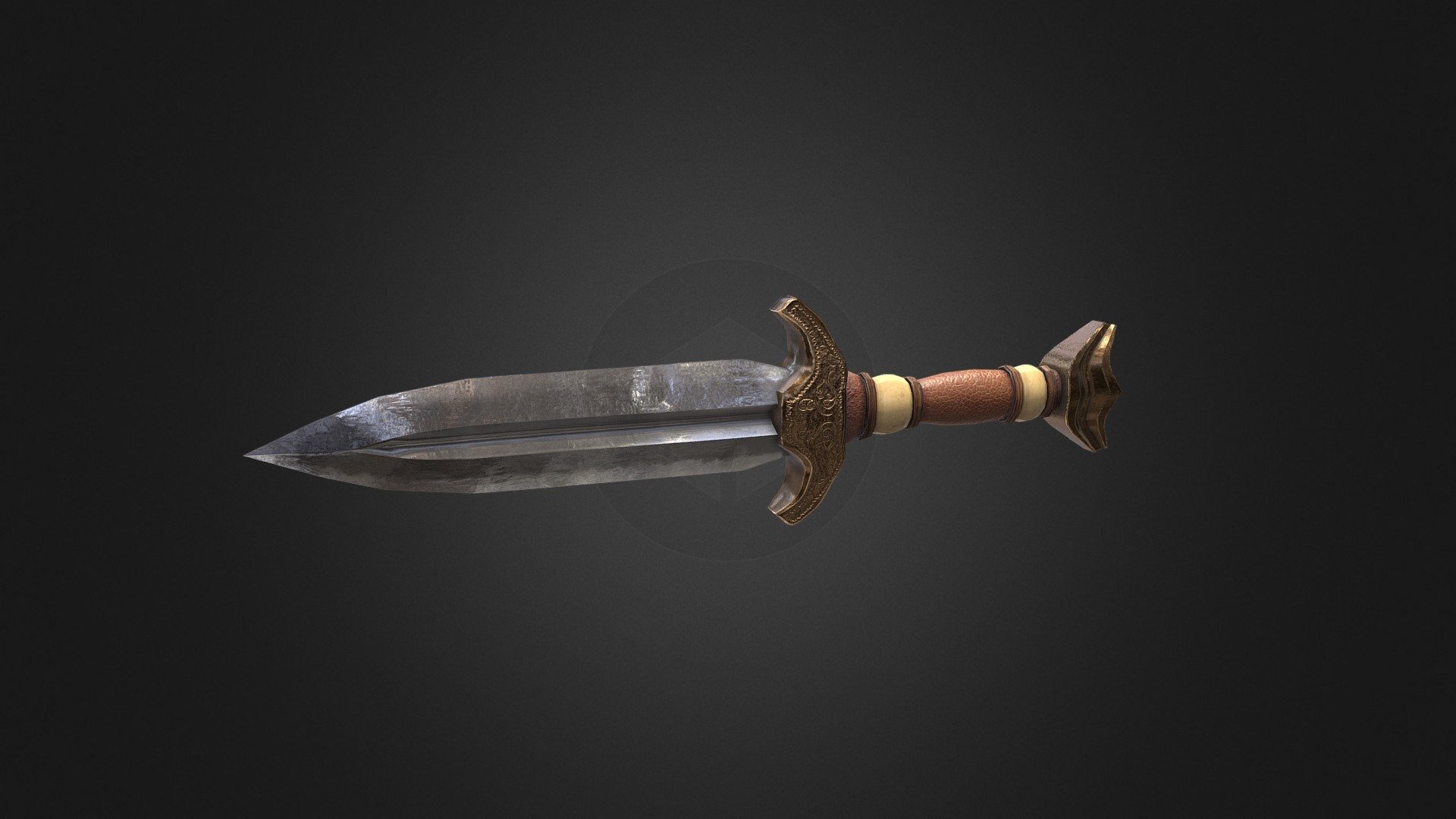Dagger (game ready asset) - Download Free 3D model by Aparicio Silva 3D ...