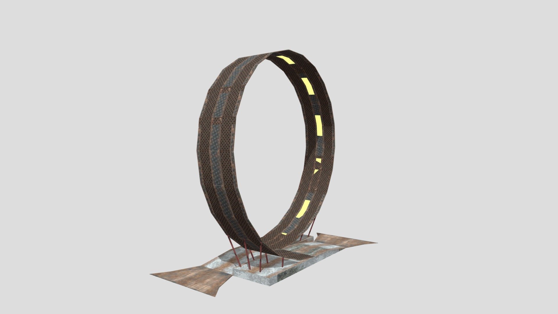 round shape ramp racing ramp - Download Free 3D model by helpamanji ...