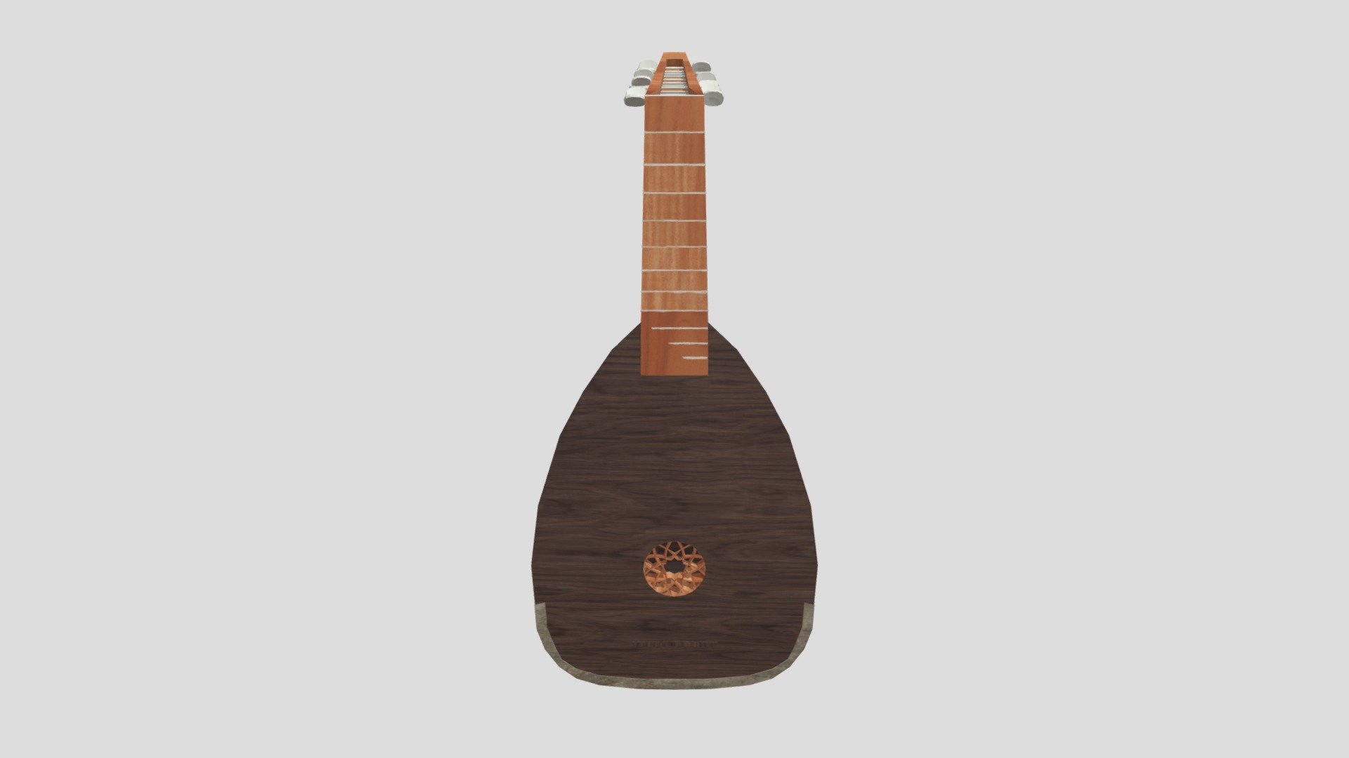 Lute - 3D model by amMemorabl [05a10e8] - Sketchfab