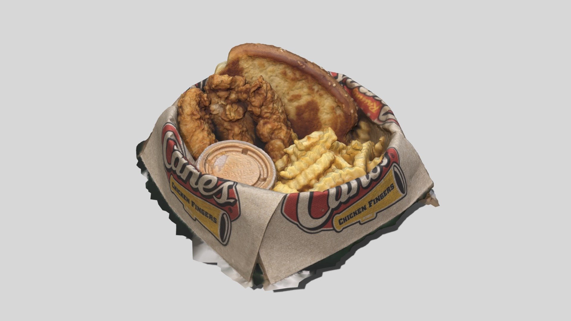 Raising Canes - Download Free 3D model by Jacob Berger (@JacobBerger ...