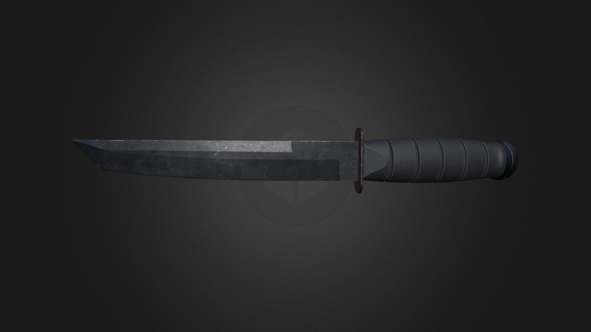 Tanto Combat Knife (Game-Ready Asset) - 3D model by sanchello [05a1486 ...