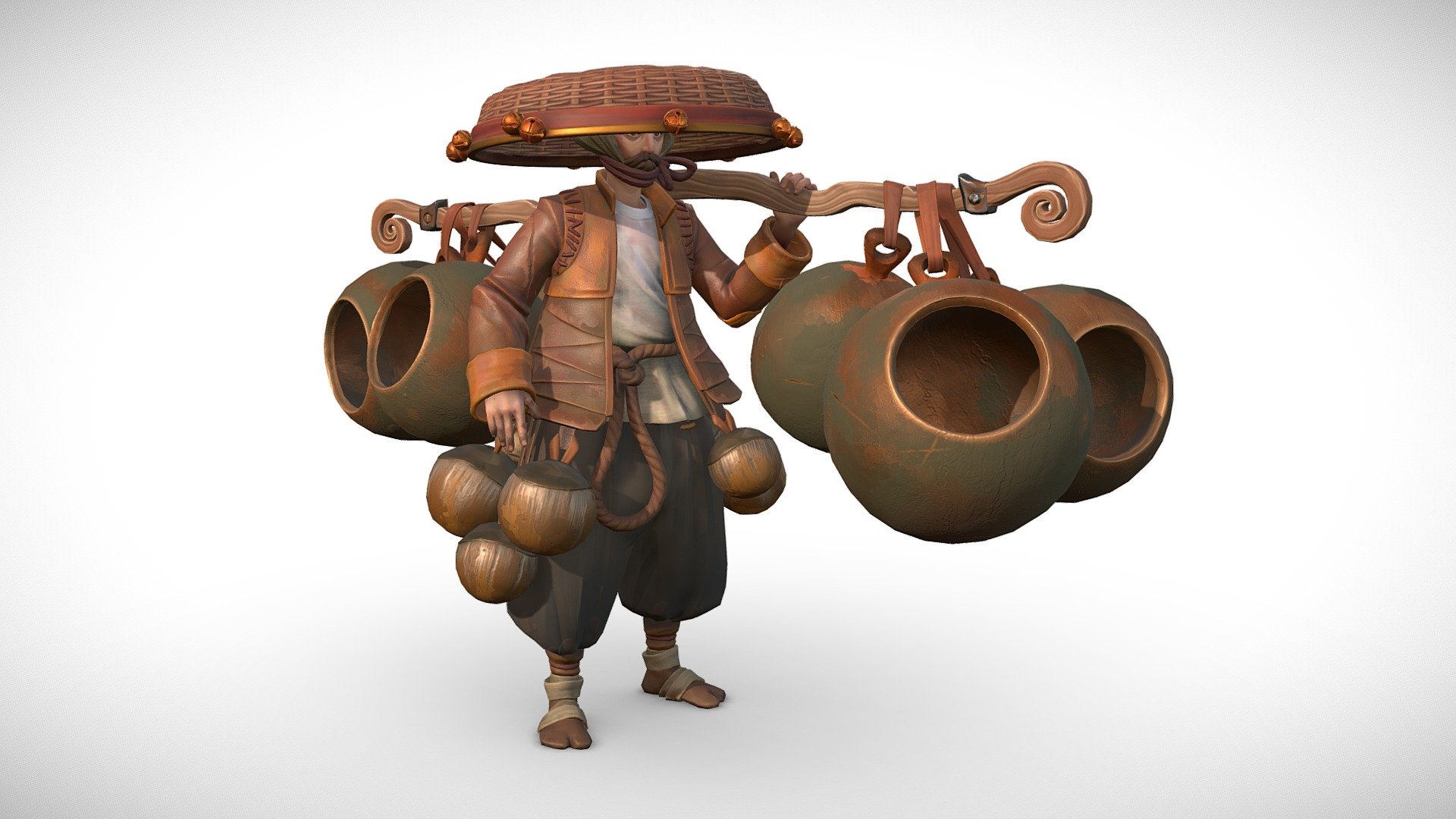 Game-Ready Merchant - 3D model by Janneke Bruijnes (@jannekeB) [05a26fd ...