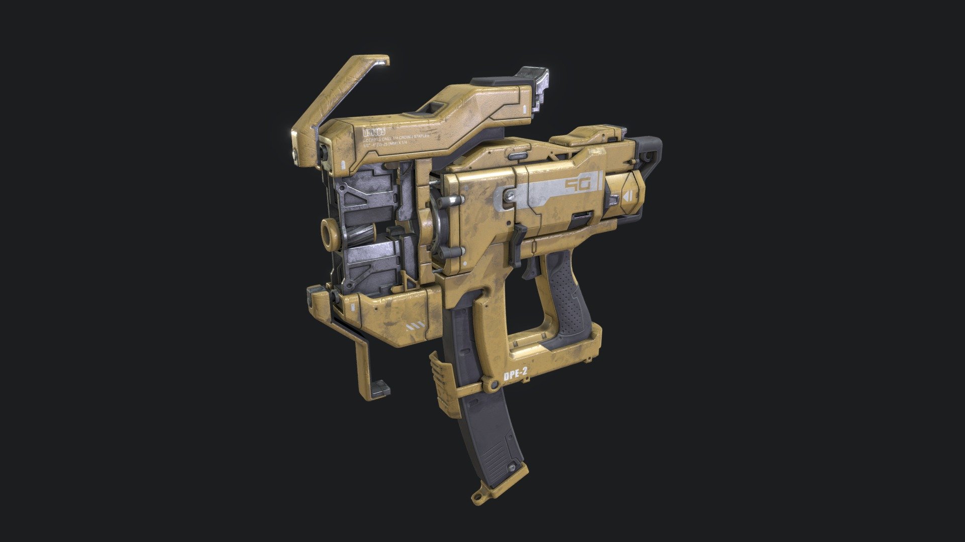 Electromagnetic Nail Gun - 3D model by Erwin van Dieren ...