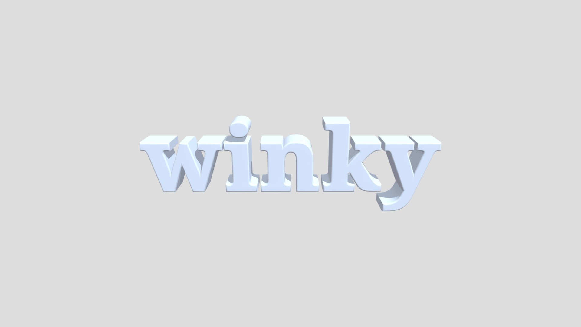 winky - Download Free 3D model by s210036 [05a2daf] - Sketchfab