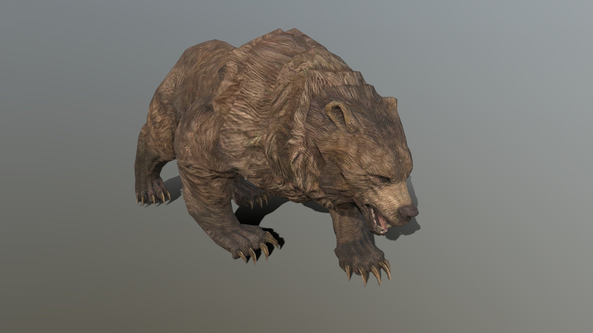 BEAR ROOOAAAR - Download Free 3D model by Lahcen.el [05a2f63] - Sketchfab