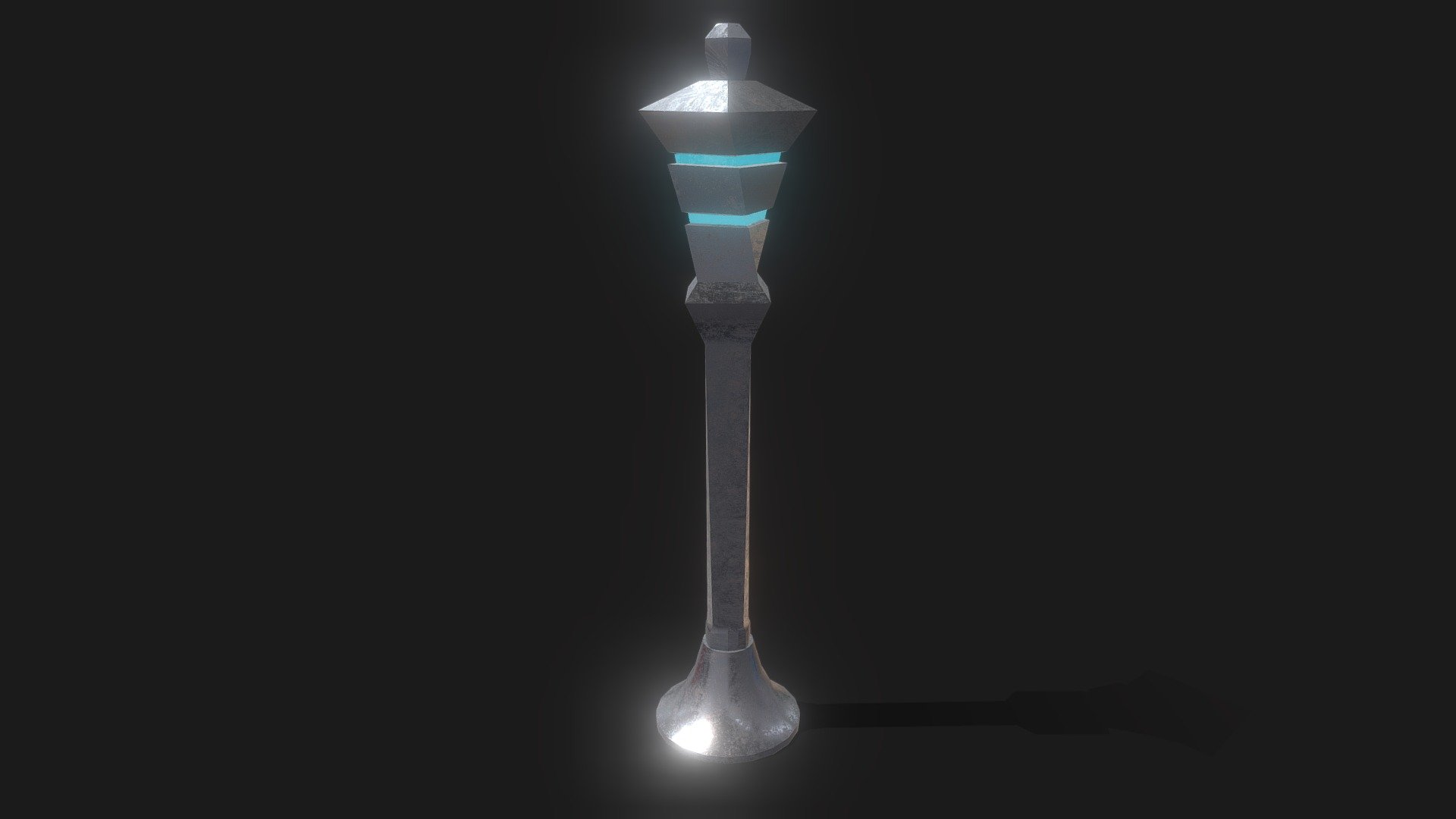 Futuristic lamp post - Download Free 3D model by Garrett.Windus ...