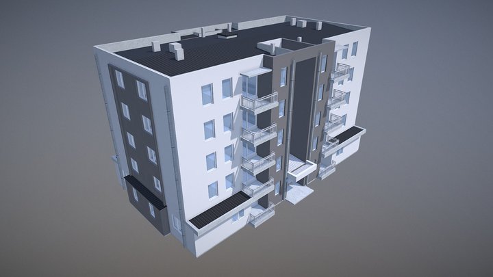 Modelos De Edificios En 3d Edificio 3D Models Sketchfab