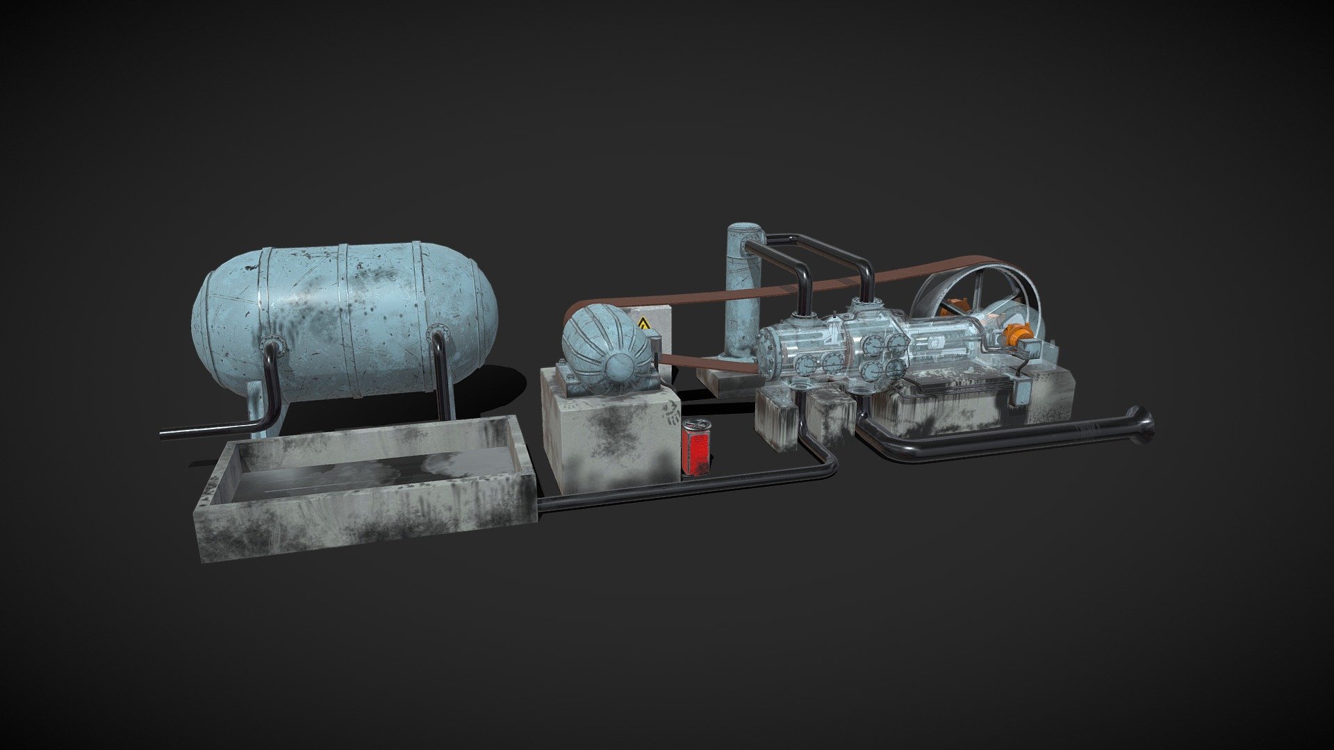 Kompressor - 3D model by edbyto [05a526a] - Sketchfab