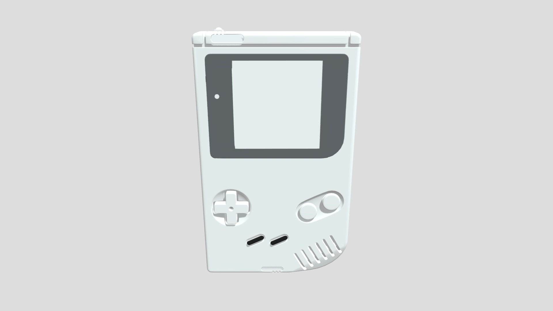 Game Boy Substance Gray (Sketchfab) - 3D model by mauroubel [05a5870 ...
