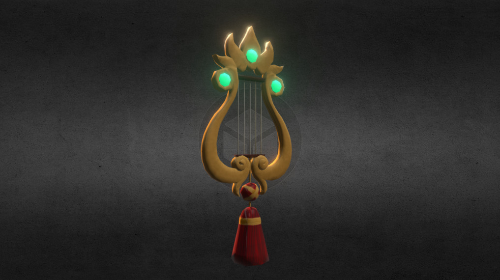 Lyre - 3D model by reidf [05a665c] - Sketchfab