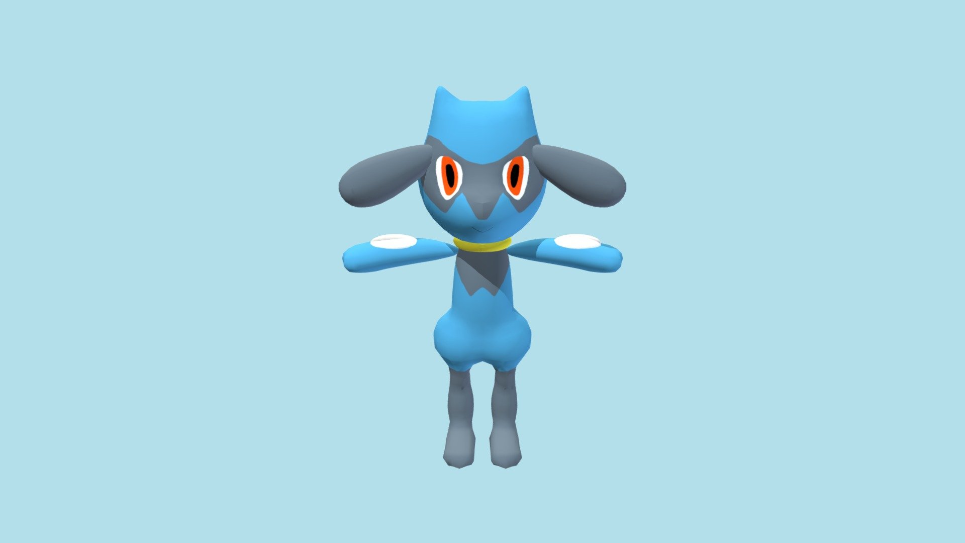 Riolu - 3D model by IvanBSupc [05a7049] - Sketchfab