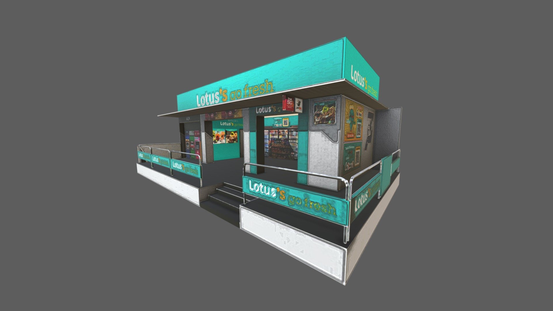 Lotus Go Fresh - 3D model by Jiradet [05a7458] - Sketchfab
