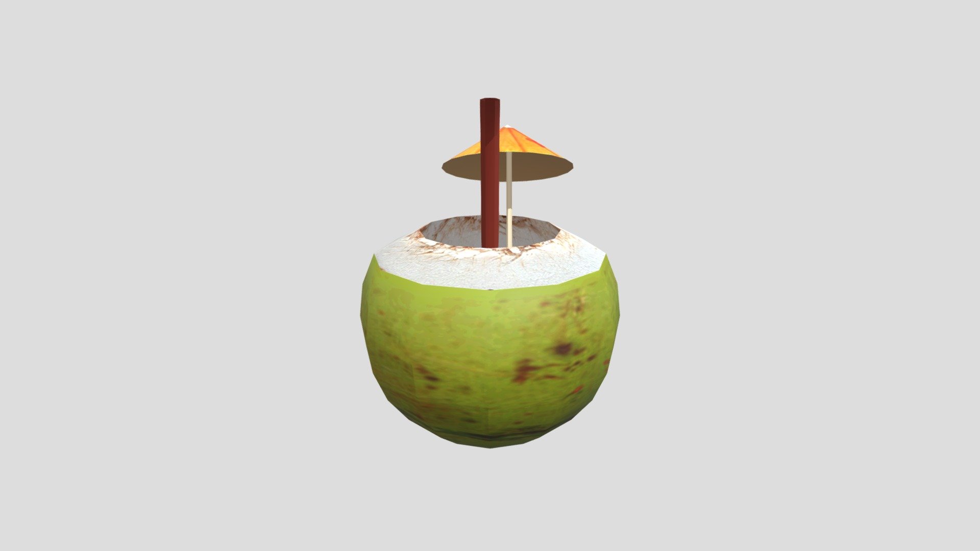Coconut Drink - Download Free 3D model by Ankita Saha (@ankitasaha ...