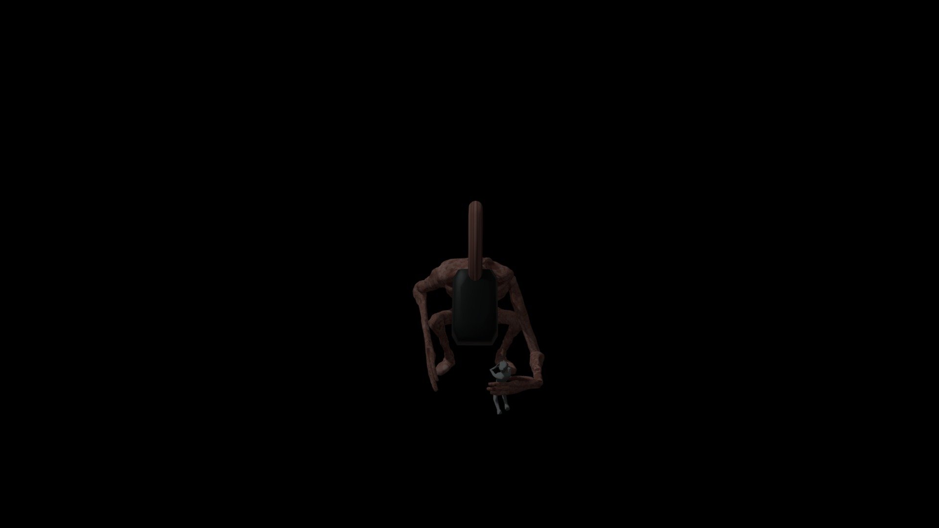 Light Head Grabs Human - Blender Scene - 3D model by ZilverBoi ...