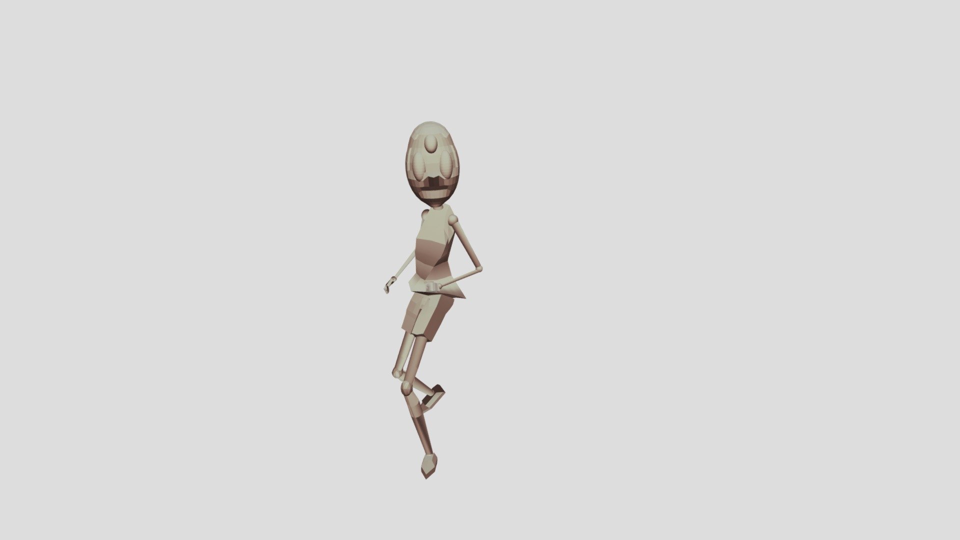 634230038 low polygon pearl (Jumping) - 3D model by 634230038 [05ab5c7 ...