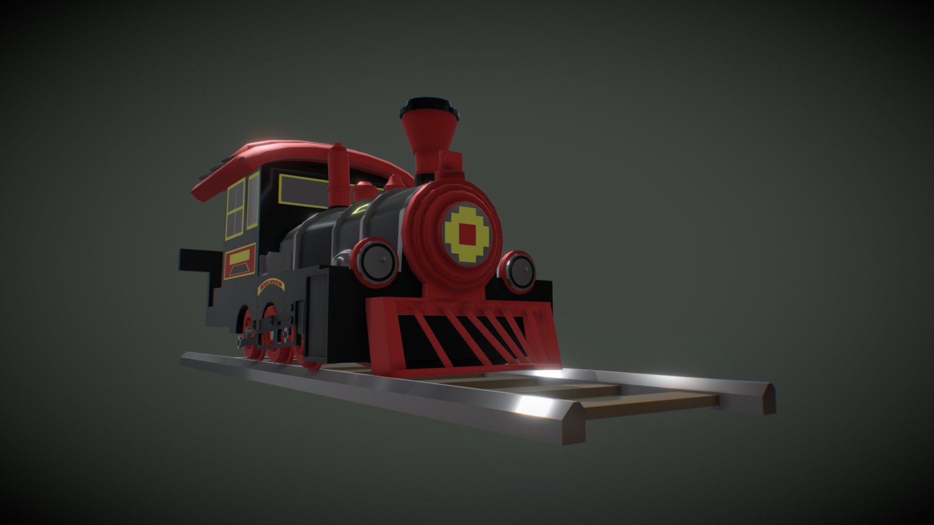 The Train - 3D model by Betzabe (@BetzabeN) [05ac075] - Sketchfab