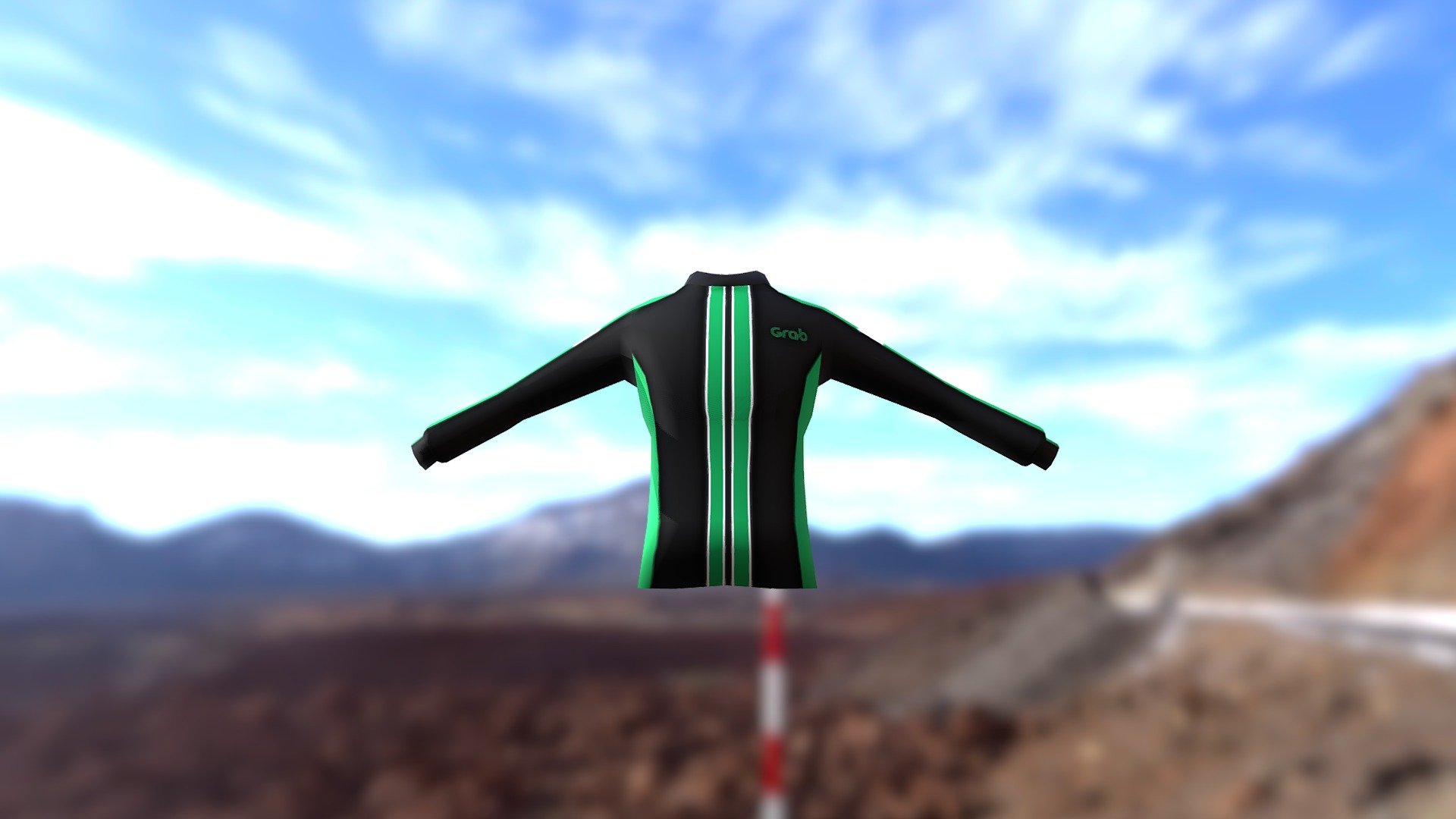 GrabBike Drivers' Jacket - 3D model by EmiyaSyahriel [05ac2c0] - Sketchfab