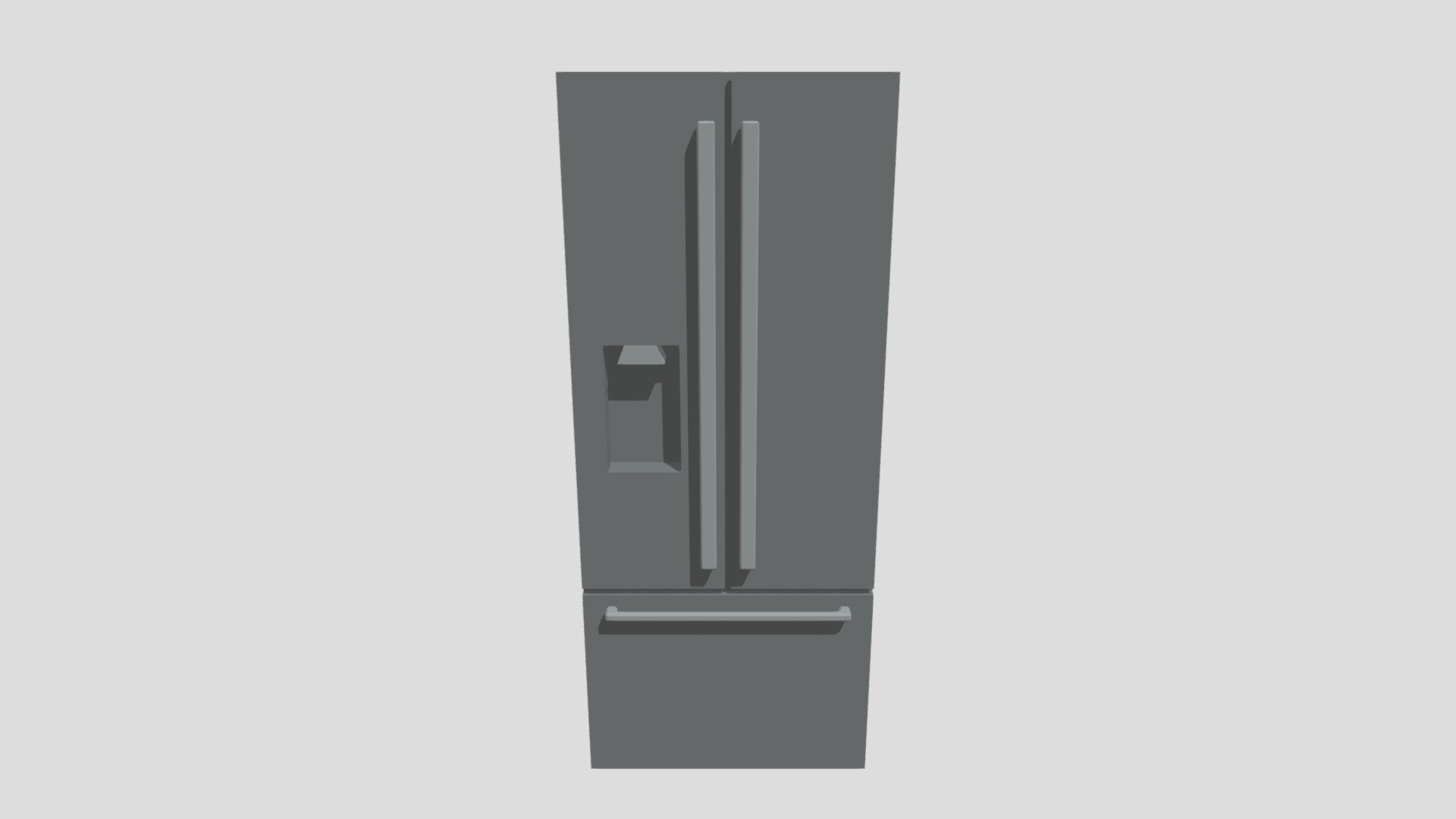 Refridgerator - 3D model by Geofery Robinson (@geororo) [05acab5 ...