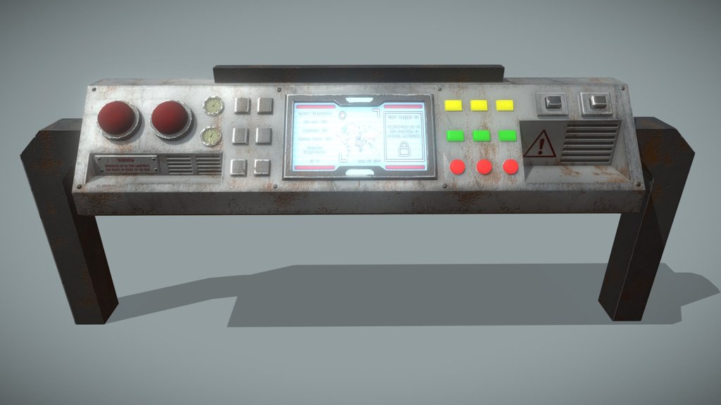 Sci-Fi Control Panel - A 3D model collection by mc3dkid - Sketchfab