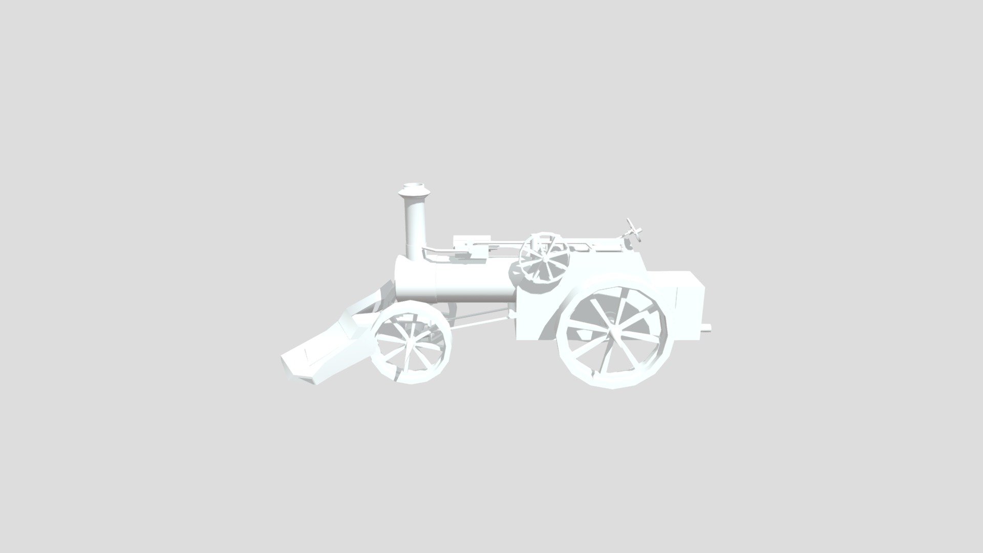 Traction Engine (Low Poly) - Download Free 3D model by Reason Delafét ...