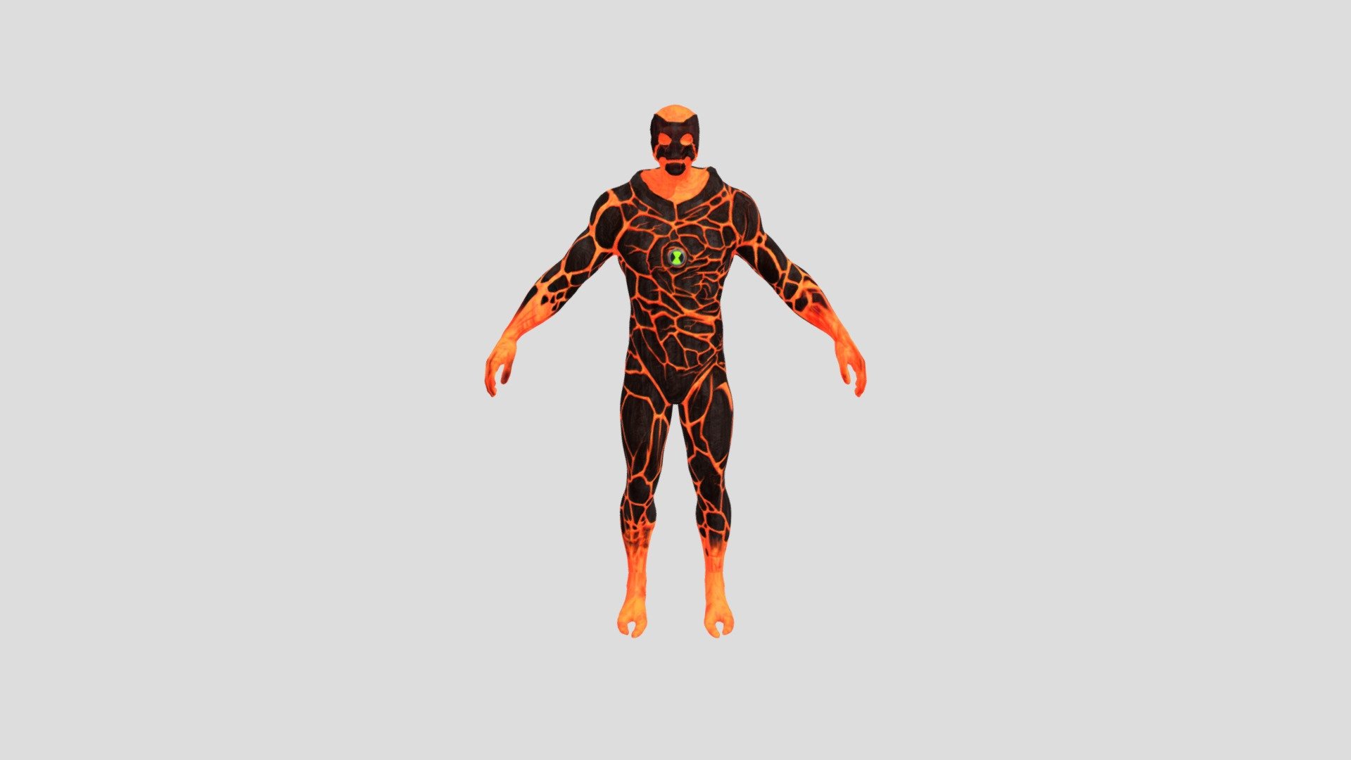 Ben-10-heatblast - 3D model by jschapd1 [05b029c] - Sketchfab