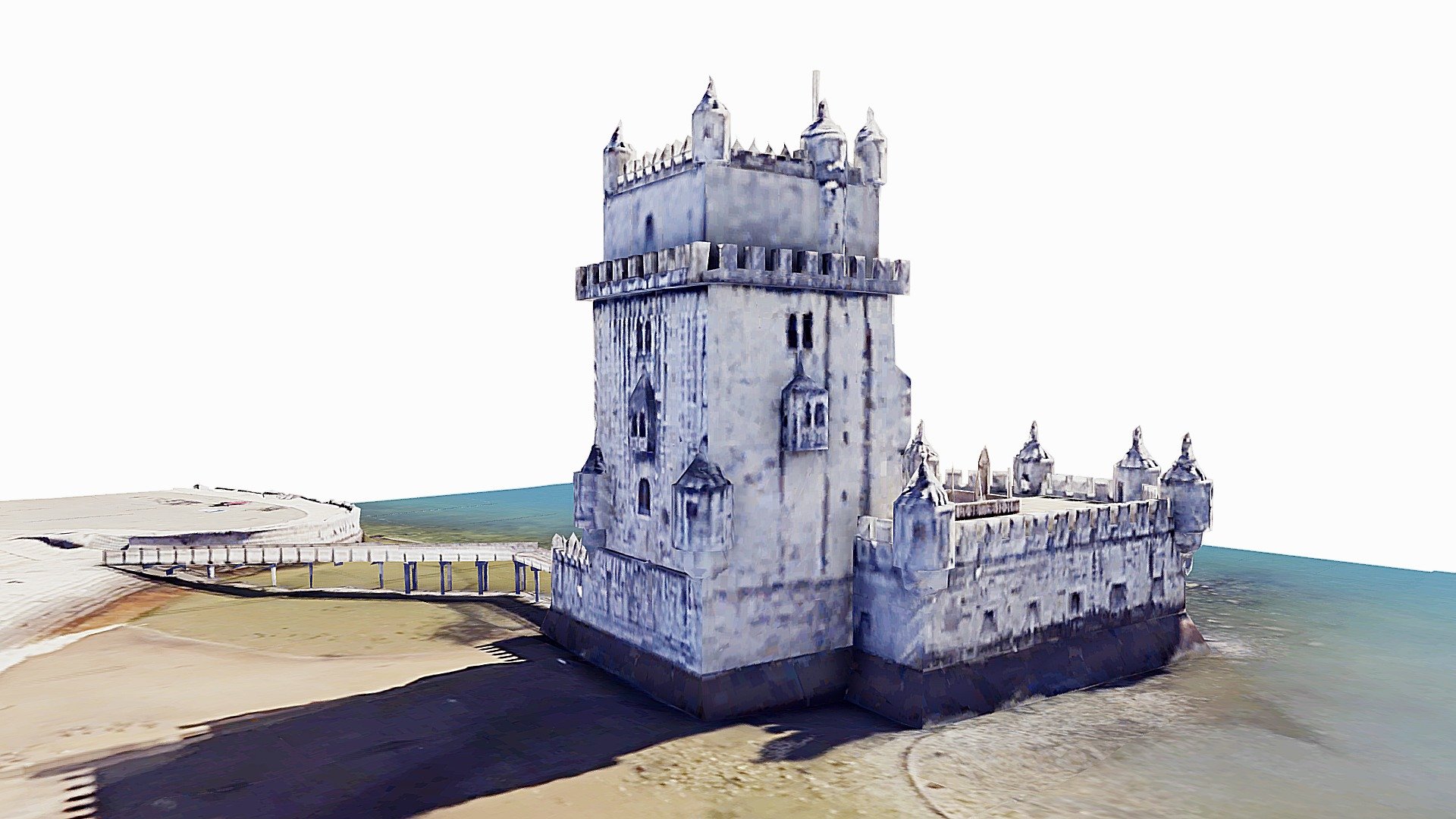 Belém Tower,torre,lisbon,lisboa,scan,map - 3D model by SENSIET ...