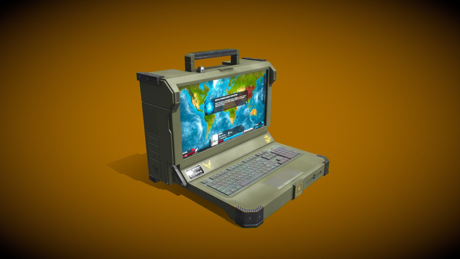 Army Portable Computer - Download Free 3D model by Invictus.Art.00 ...