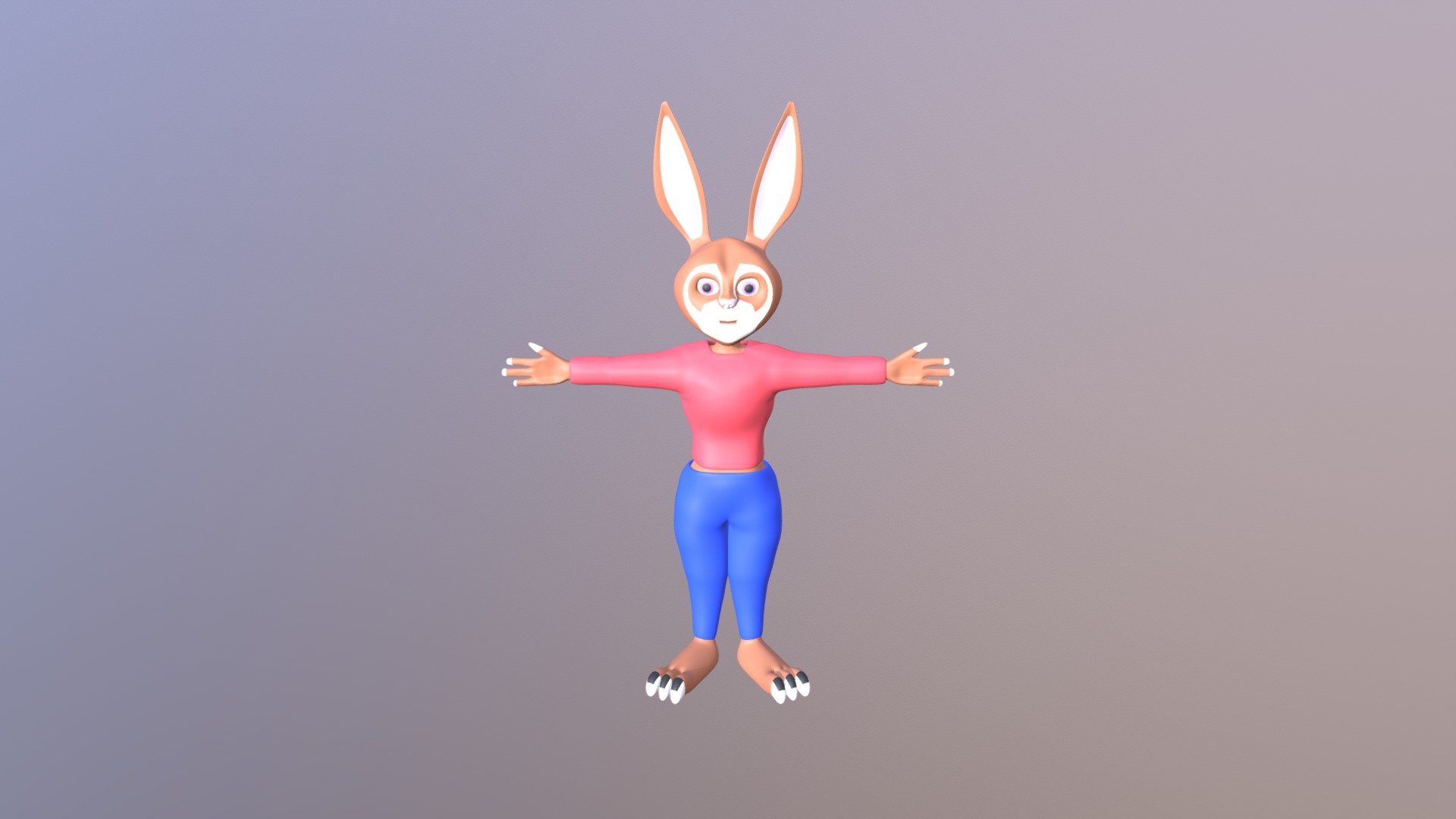Bunny Character - 3D model by MoTivE [05b5fb9] - Sketchfab