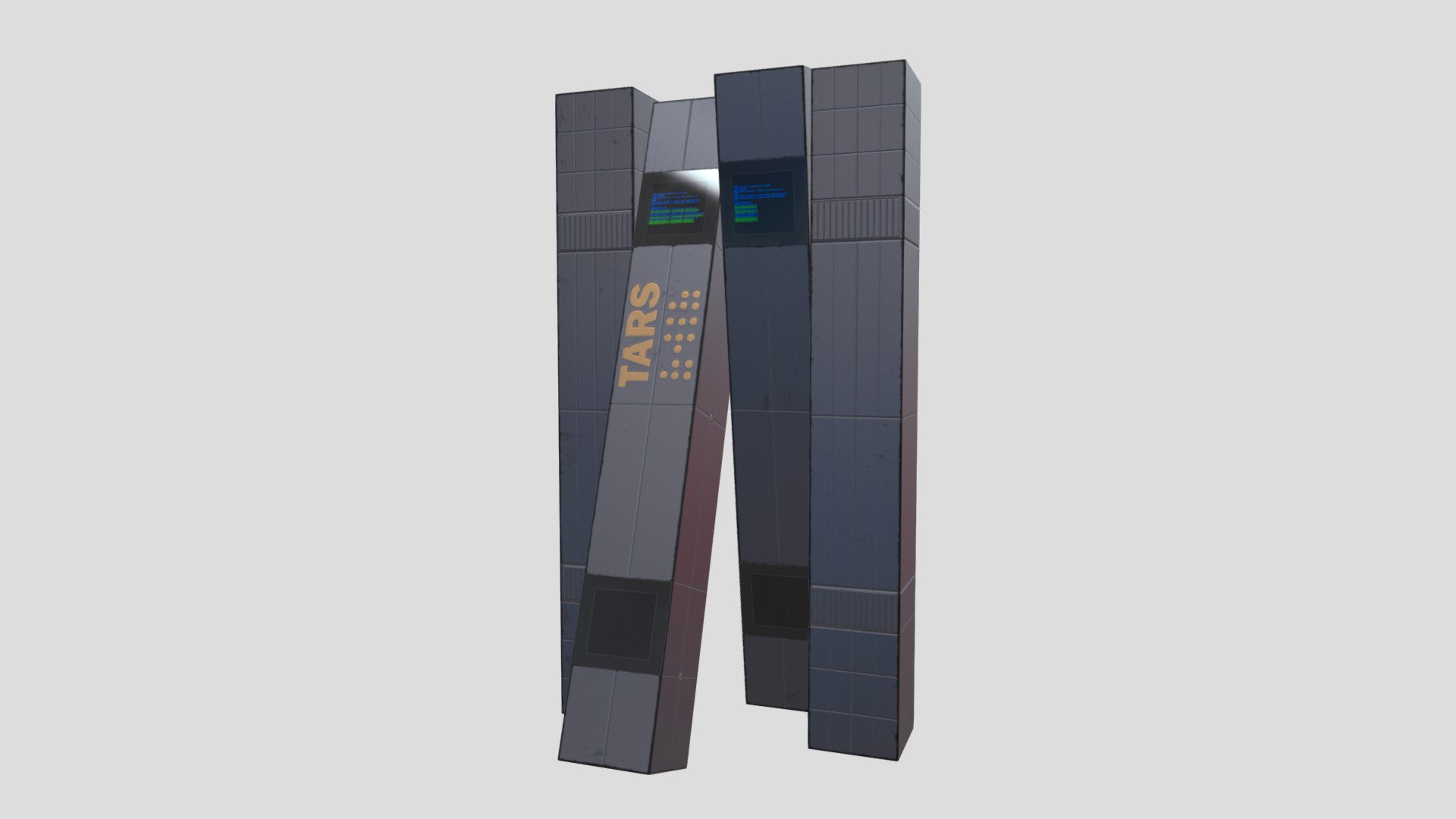 Tars_Interstellar - 3D model by Kalyan Babu (@kalyan_babu_19) [05b6e1e ...