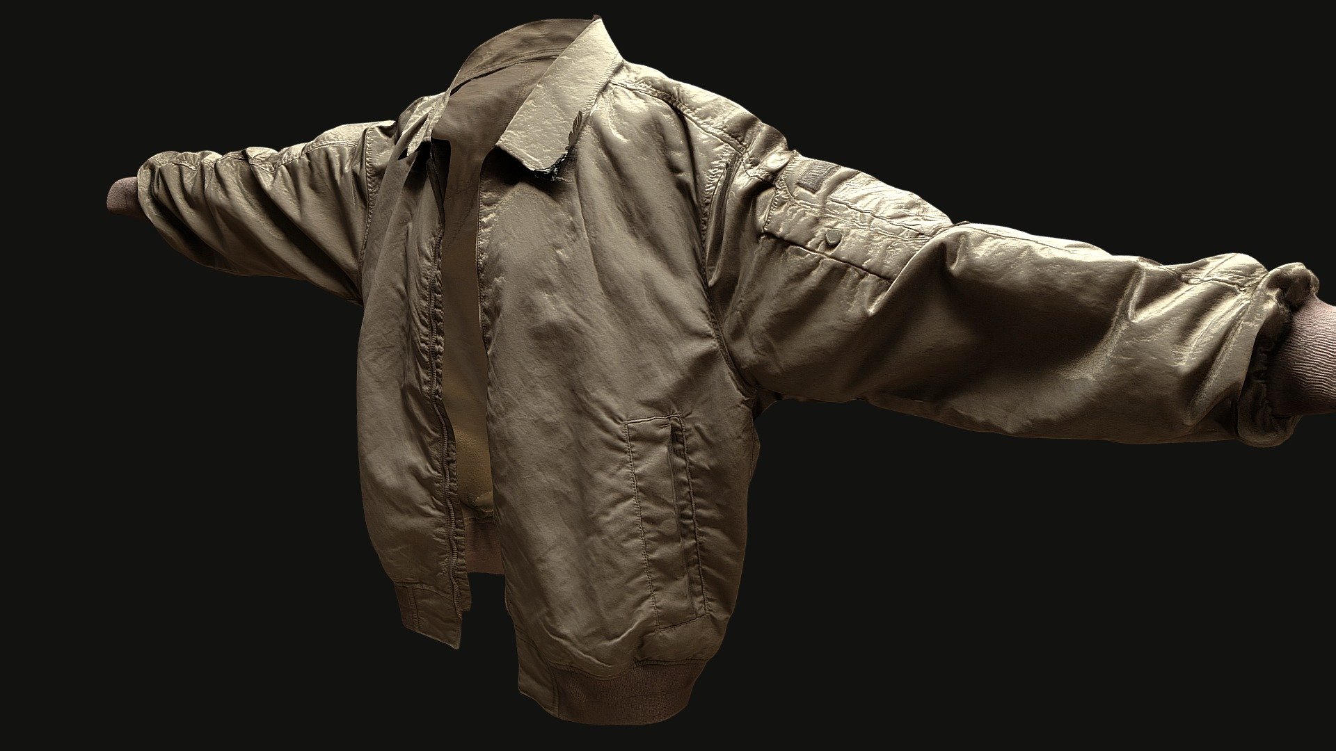 Brown jacket ( 3D Scanned ) - Buy Royalty Free 3D model by chulhy (@ch ...
