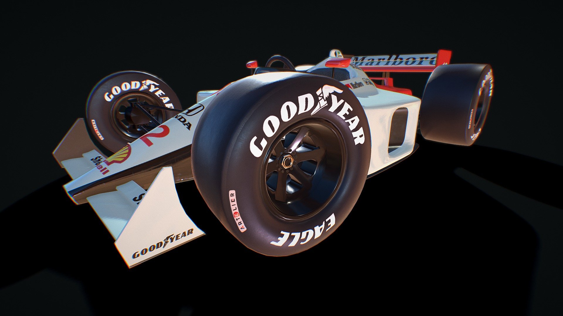 Ayrton Senna's Legendary F1 - 3D model by Artelier3d [05b76f4] - Sketchfab