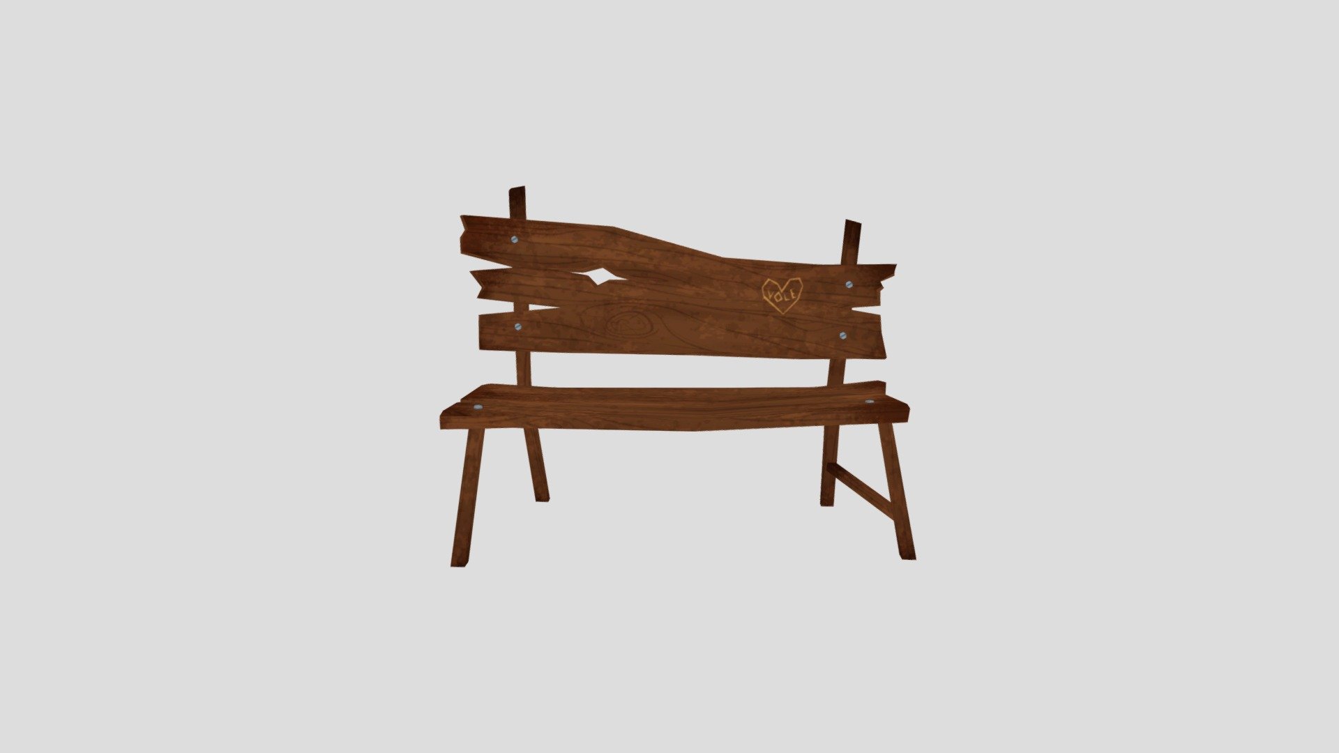 Hello Neighbor 2 Alpha 2 - Bench - Download Free 3D model by ...