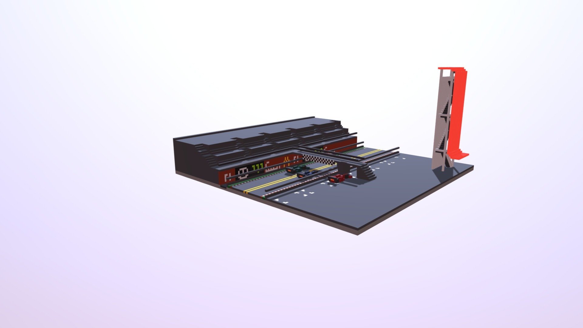 Projet 1 Modélisation voxe - 3D model by esenmed [05b8388] - Sketchfab