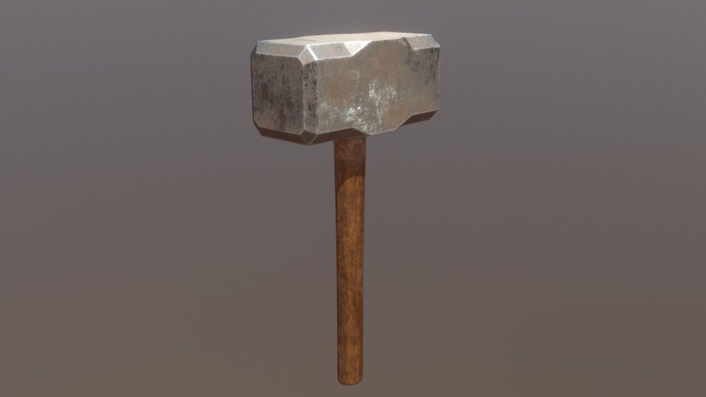 Sledge hammer - Download Free 3D model by Lillya [05b8dde] - Sketchfab
