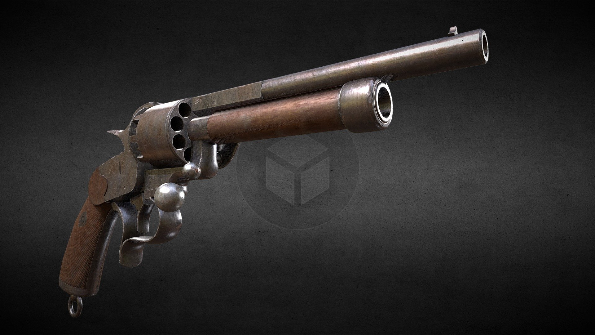 Lemat Revolver - Buy Royalty Free 3D model by Blockster_9 [05bdbf9 ...