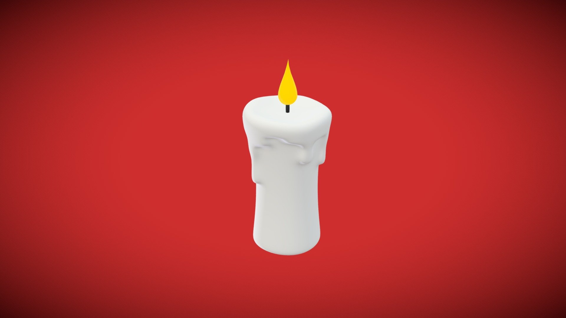 Candle low poly - 3D model by Maru Studio (@marustudio) [05c0ce4 ...