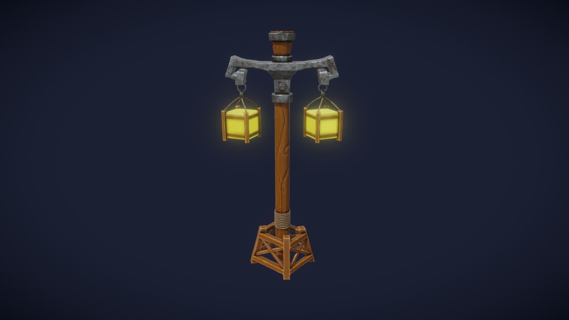Styilized post lamp - Download Free 3D model by riotboy (@DimanRson ...