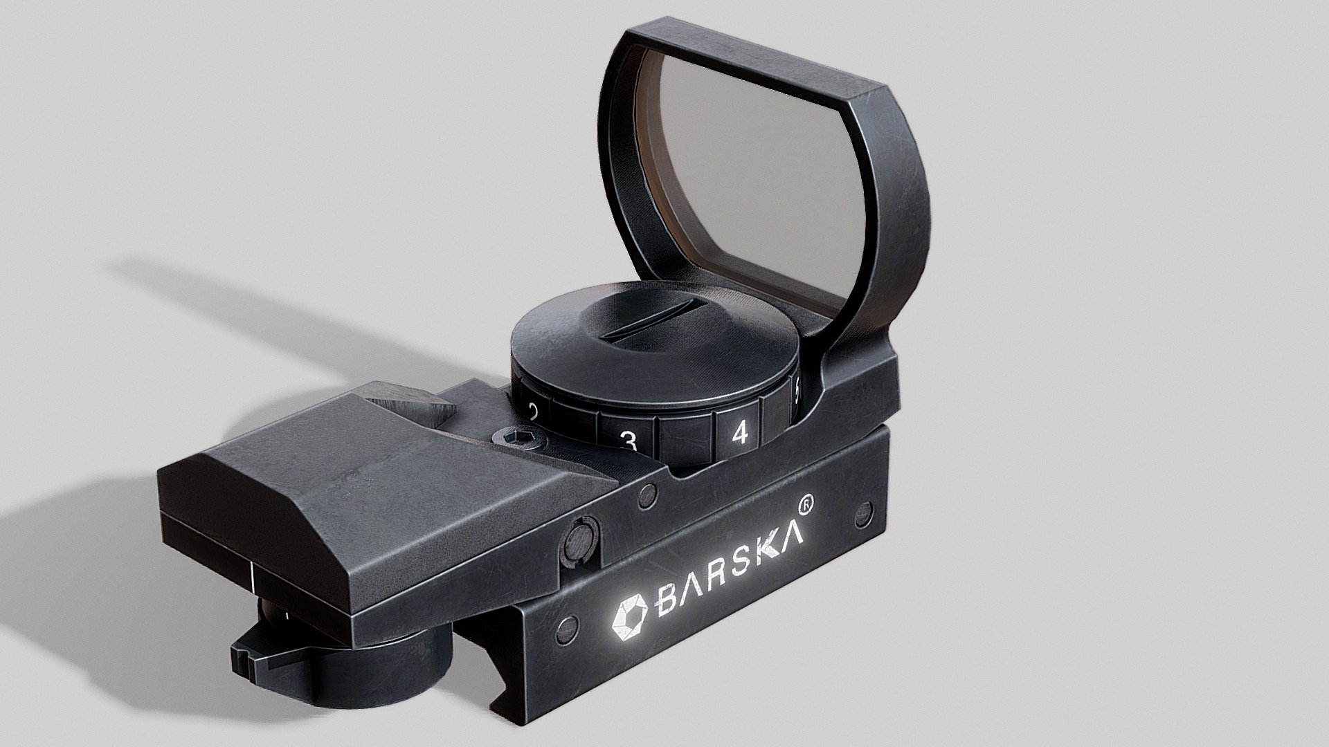 Barska 1x Red Dot Sight - Buy Royalty Free 3D model by ferasabdallah ...