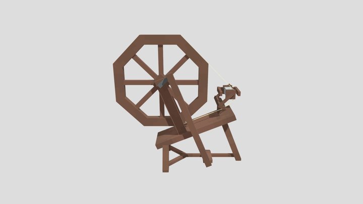 Spinningwheel 3D models - Sketchfab