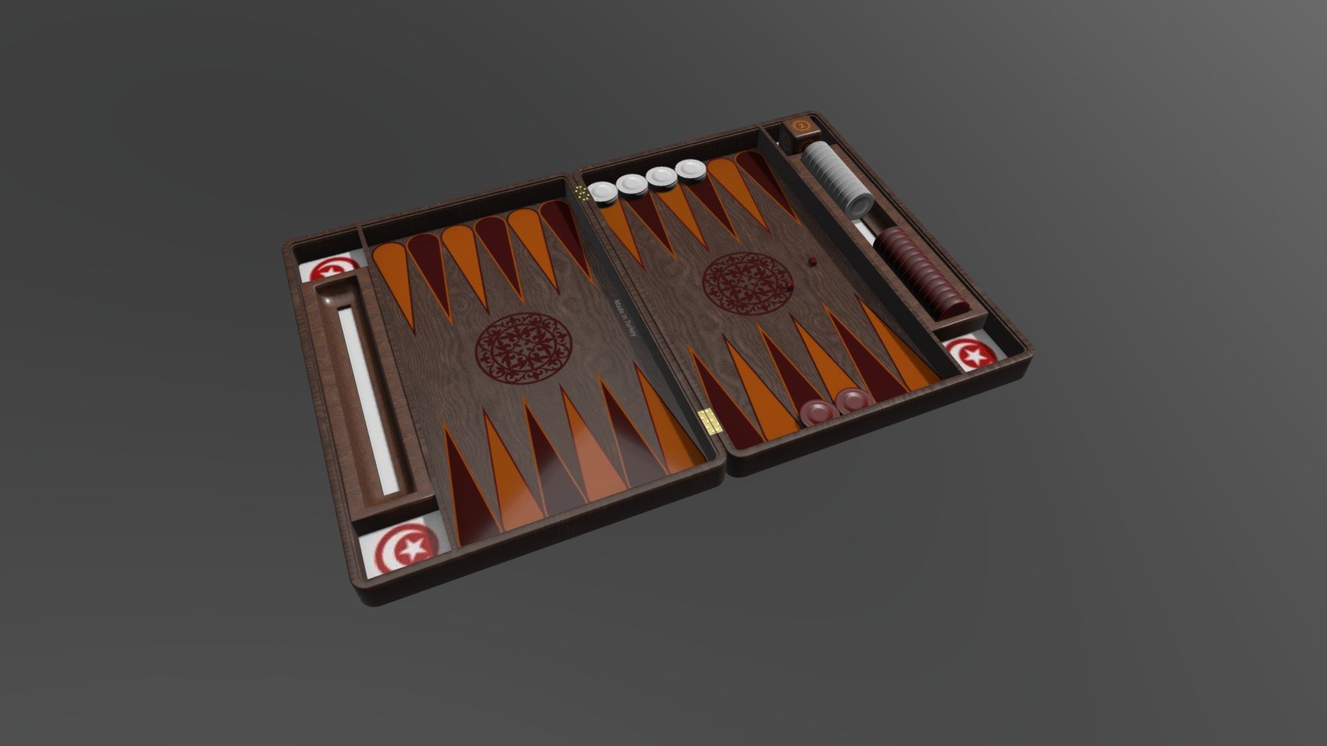 Backgammon - 3D model by hashimov.vusal [05c3247] - Sketchfab