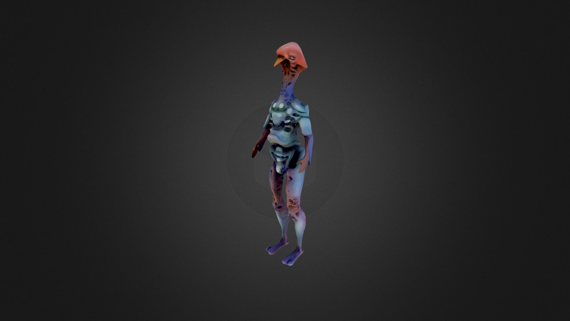 Alien Low - 3D model by sVant (@testtesttesttest) [05c3f97] - Sketchfab